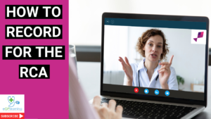 Record consultations for the RCA - eGPlearning